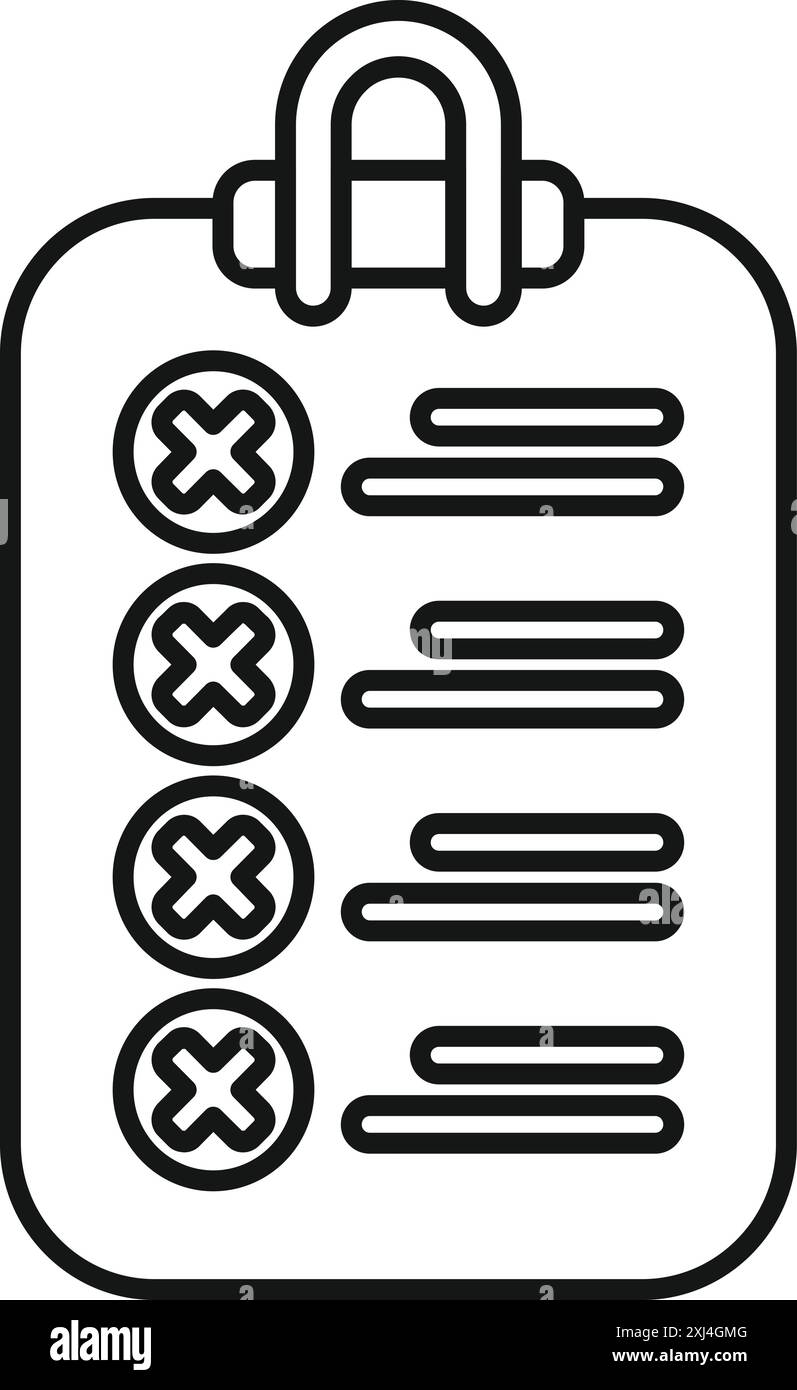 Icon of a clipboard with a checklist showing completed tasks, symbolizing productivity and ...