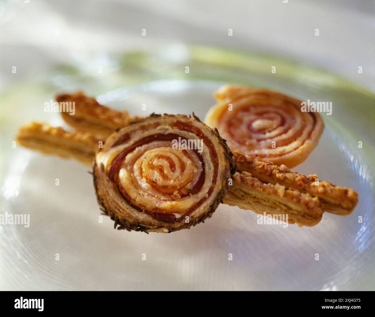 Flaky pastry aperitifs Stock Photo - Alamy