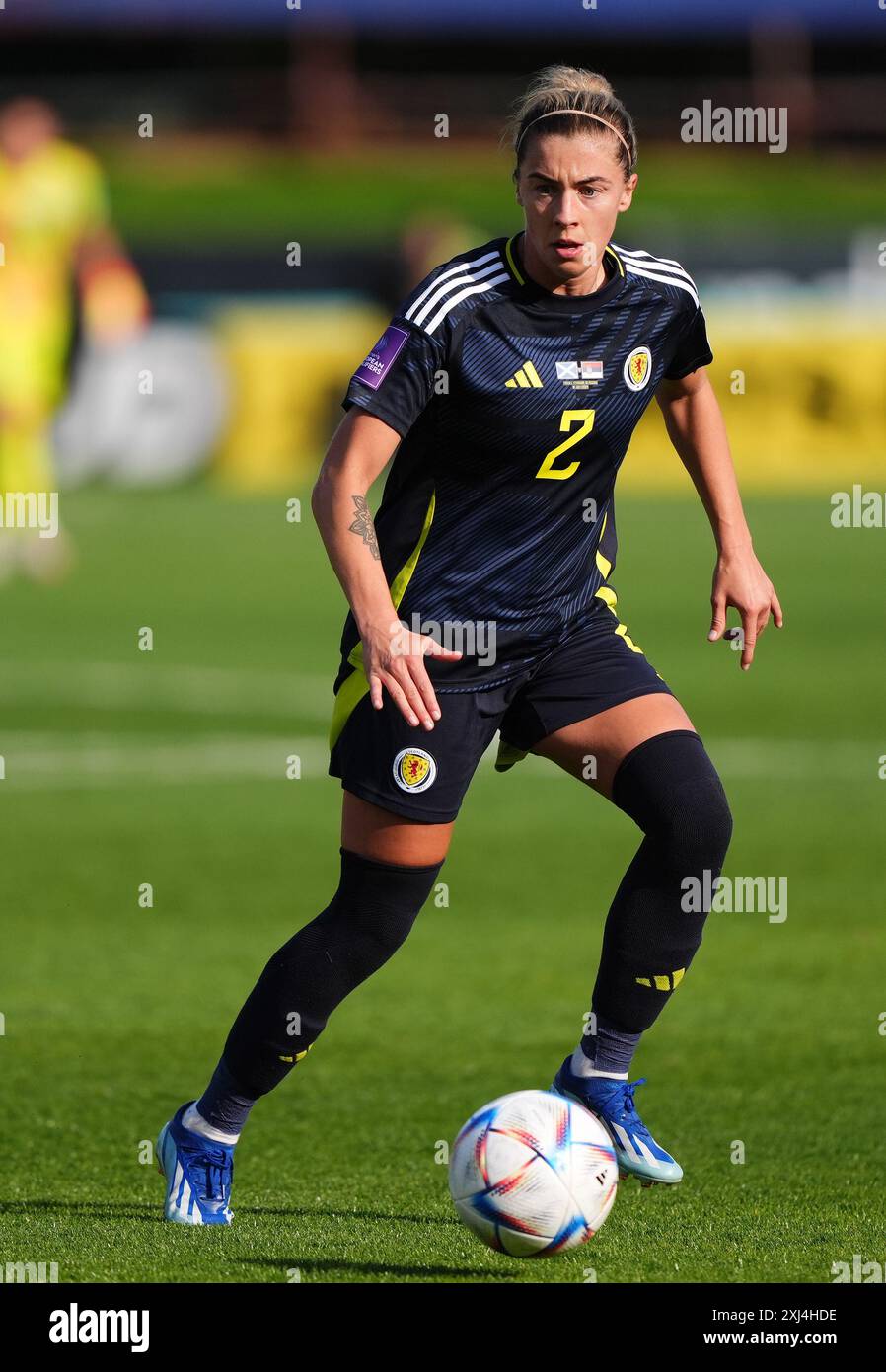 Scotland’s Nicola Docherty during the UEFA Women's Euro 2025 qualifying ...