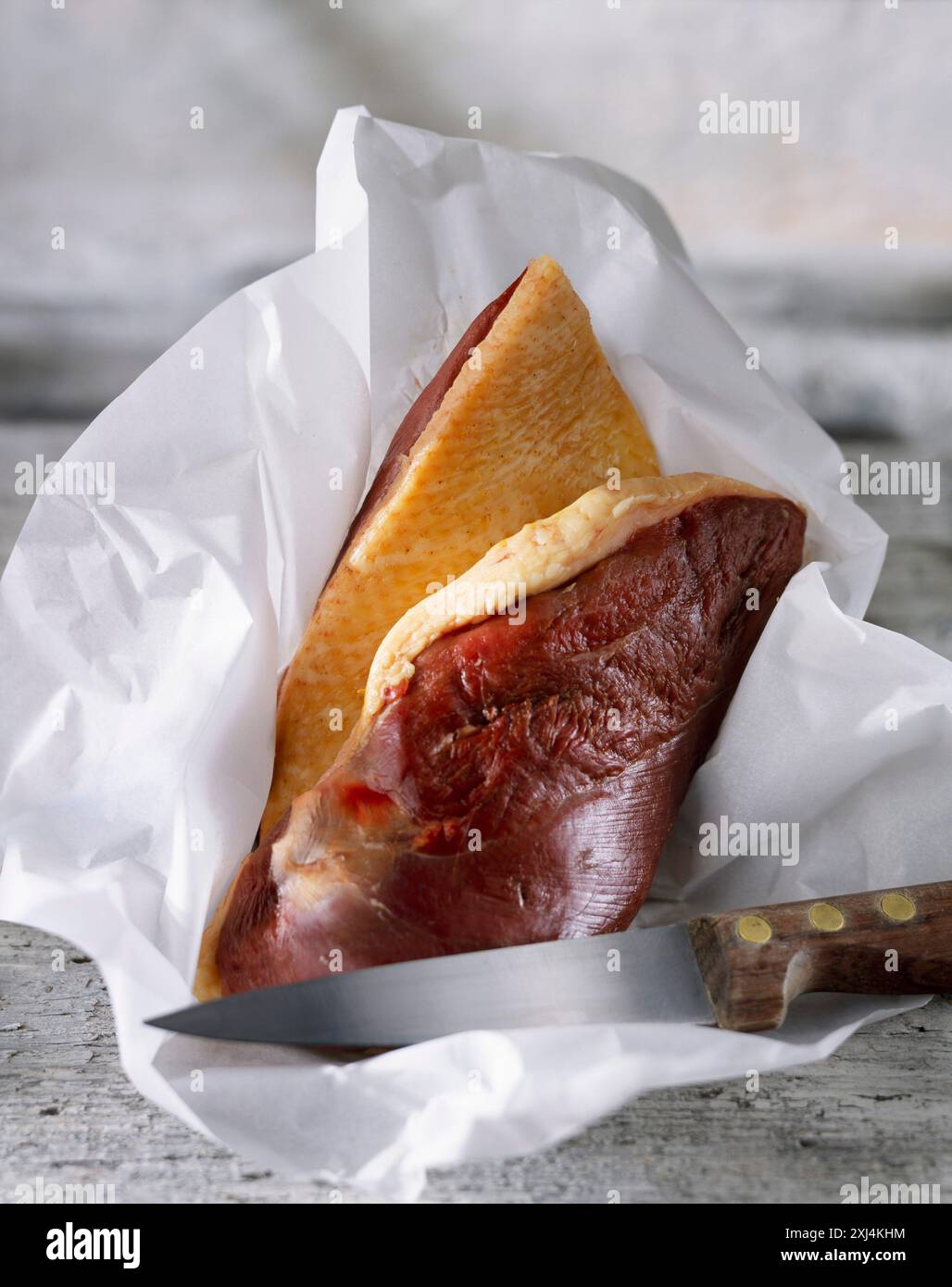 Raw duck Magret Stock Photo - Alamy