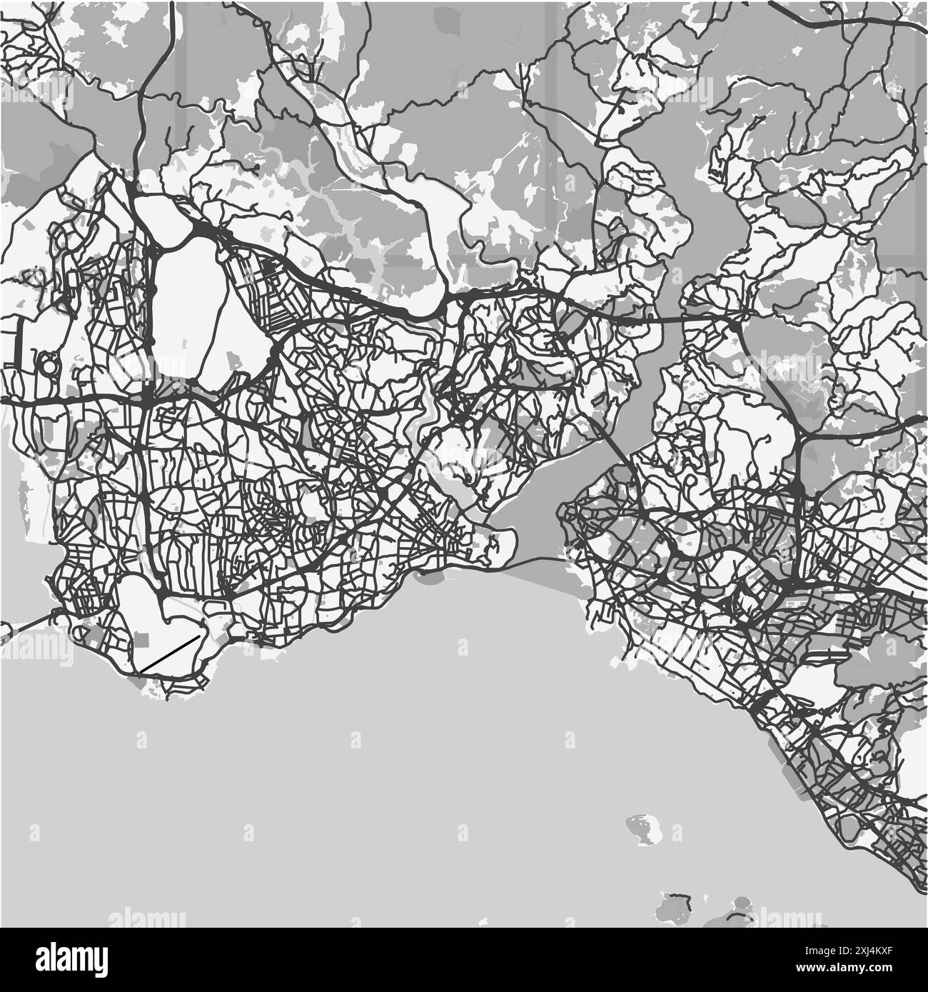 Map of istanbul hi-res stock photography and images - Alamy