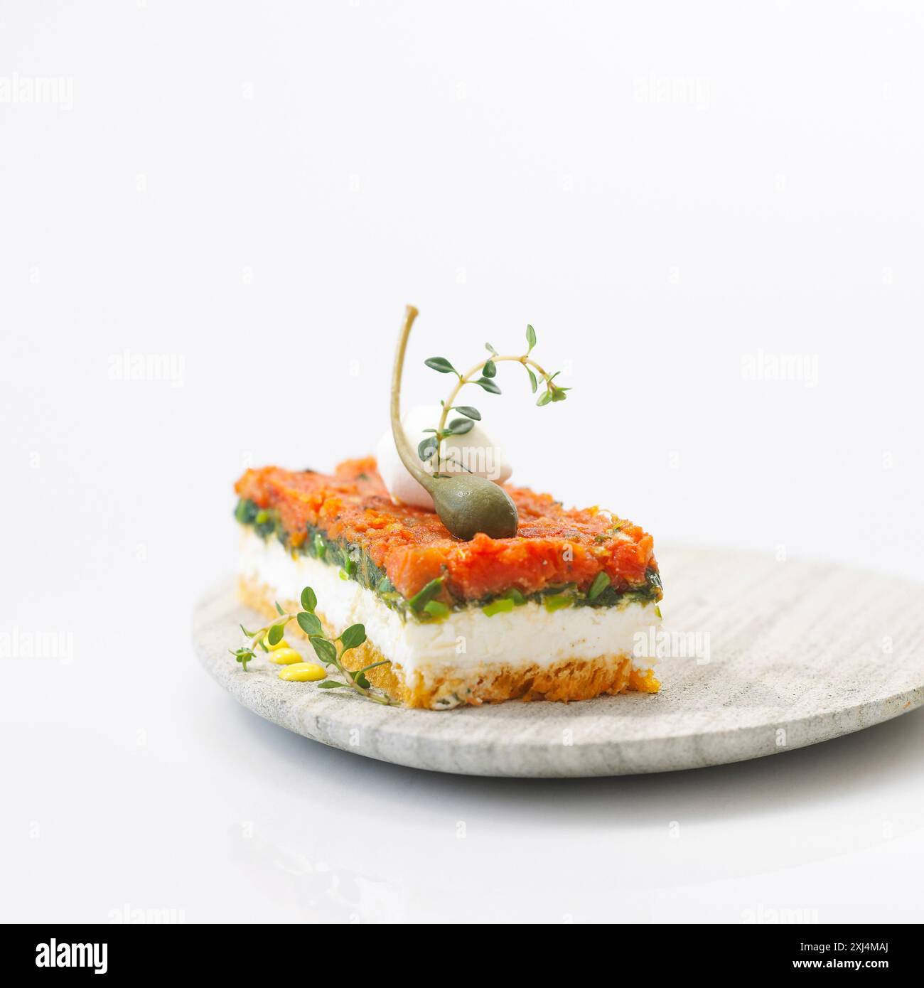 Fish and vegetable layers Stock Photo - Alamy