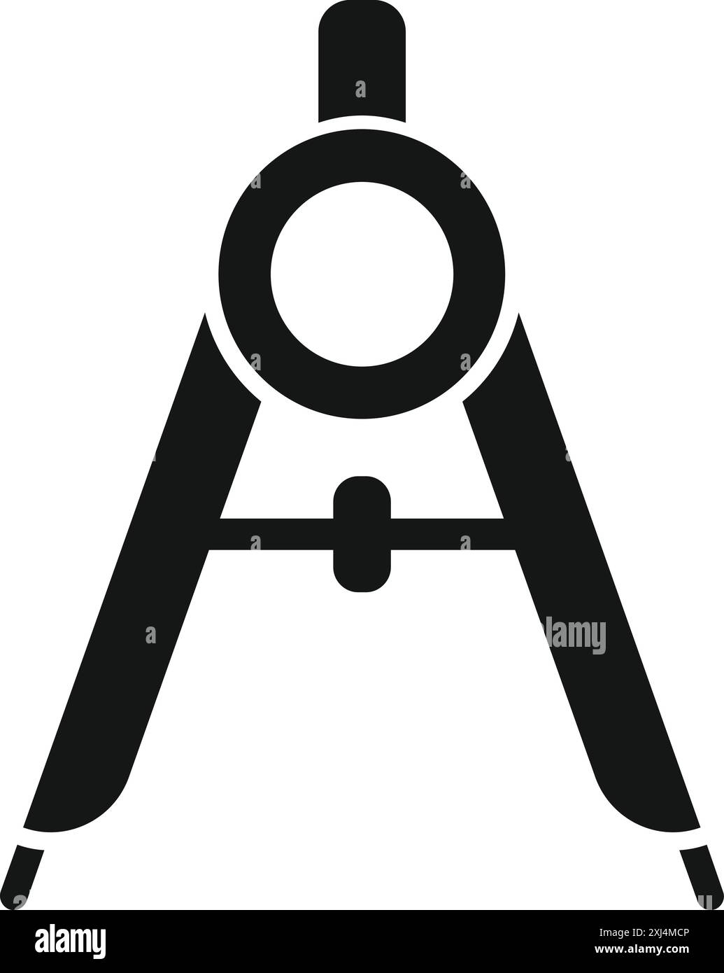 Compass drawing a circle Black and White Stock Photos & Images - Alamy