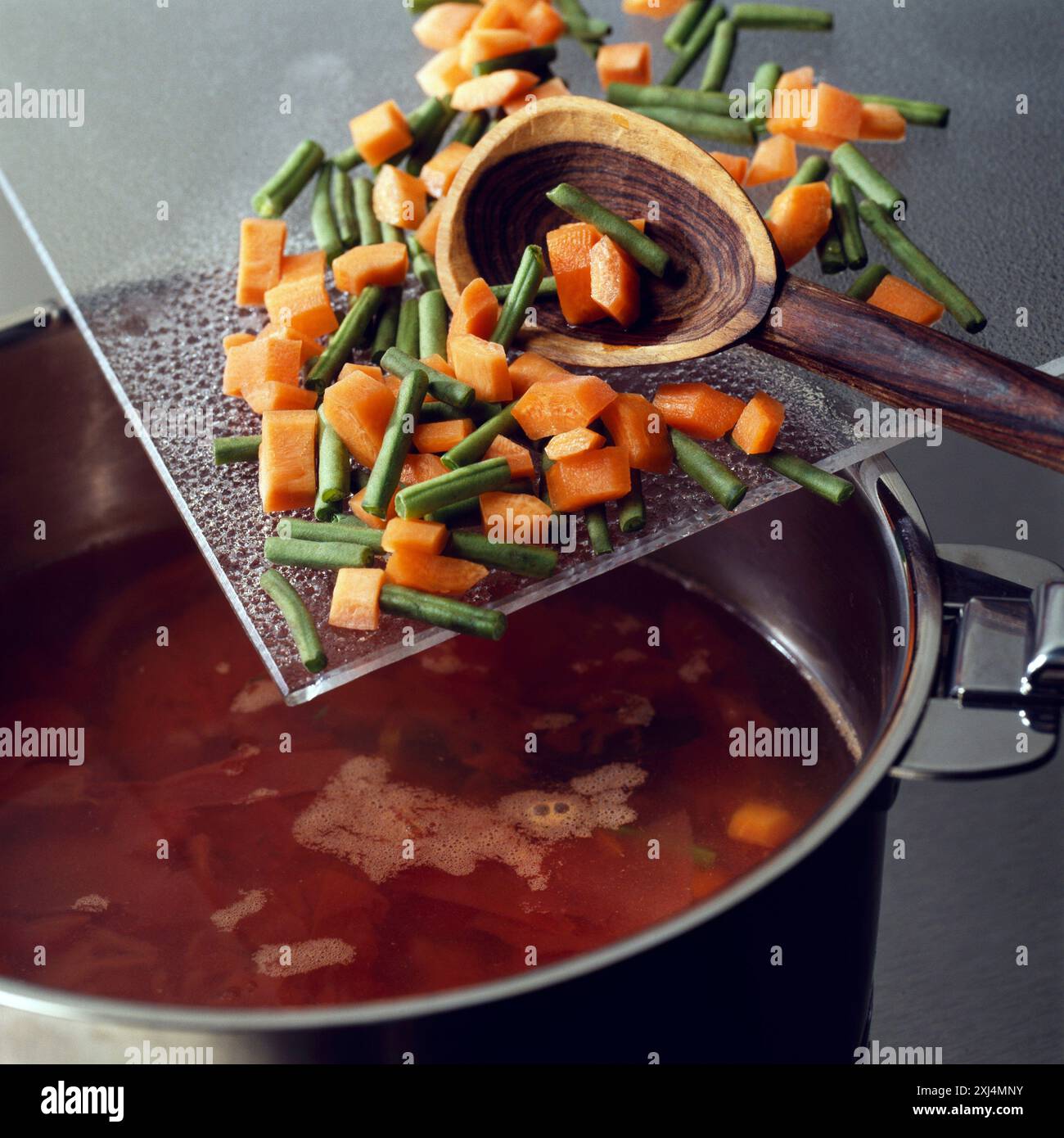 Cooking the vegetables Stock Photo - Alamy
