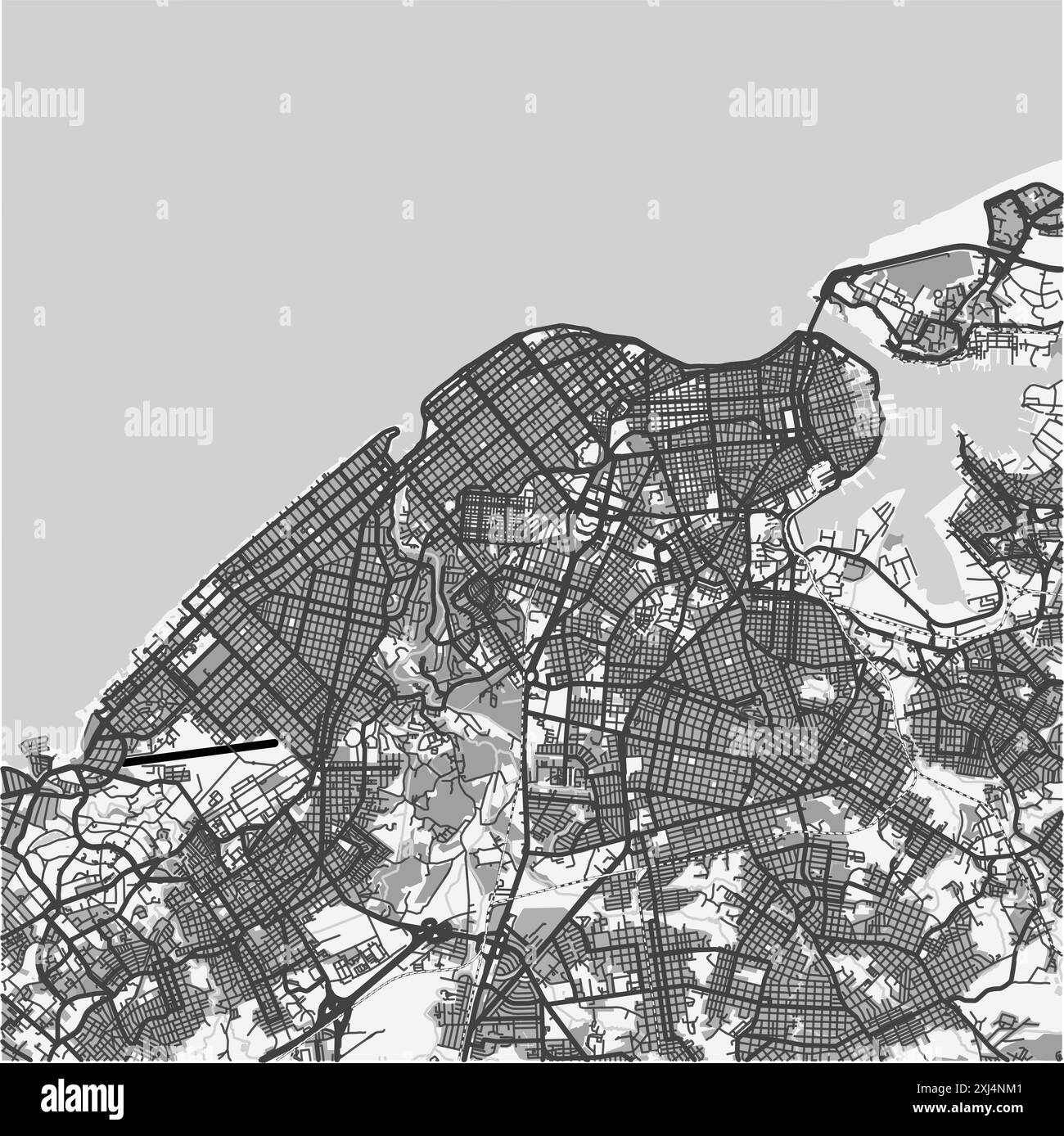 Cuba map Black and White Stock Photos & Images - Alamy