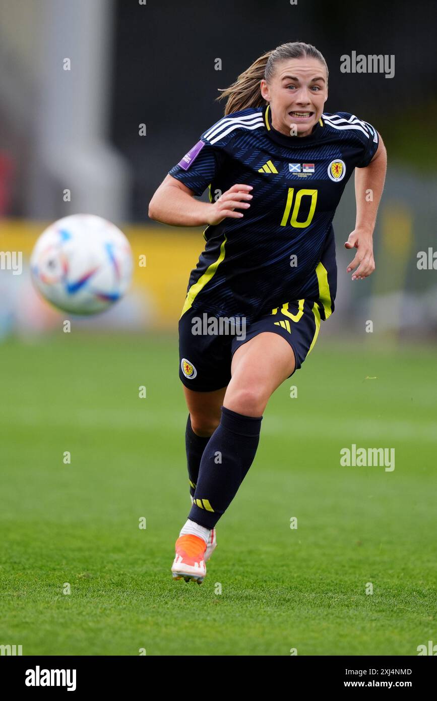 Scotland's Kirsty Hanson during the UEFA Women's Euro 2025 qualifying ...