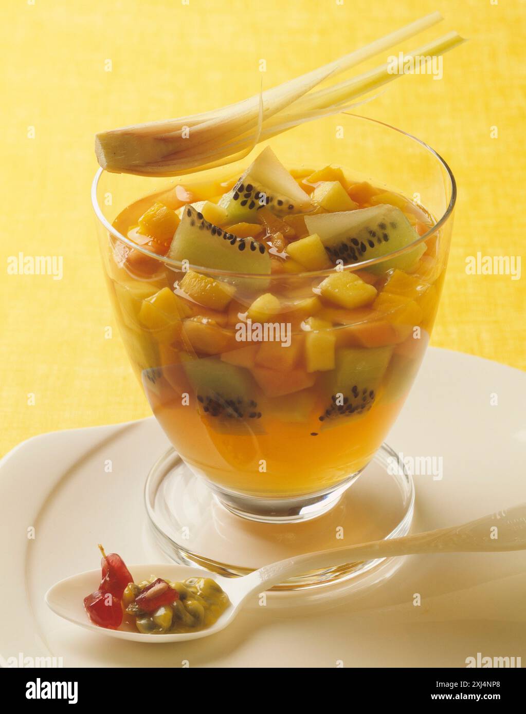 Glass fruit soup hi-res stock photography and images - Alamy
