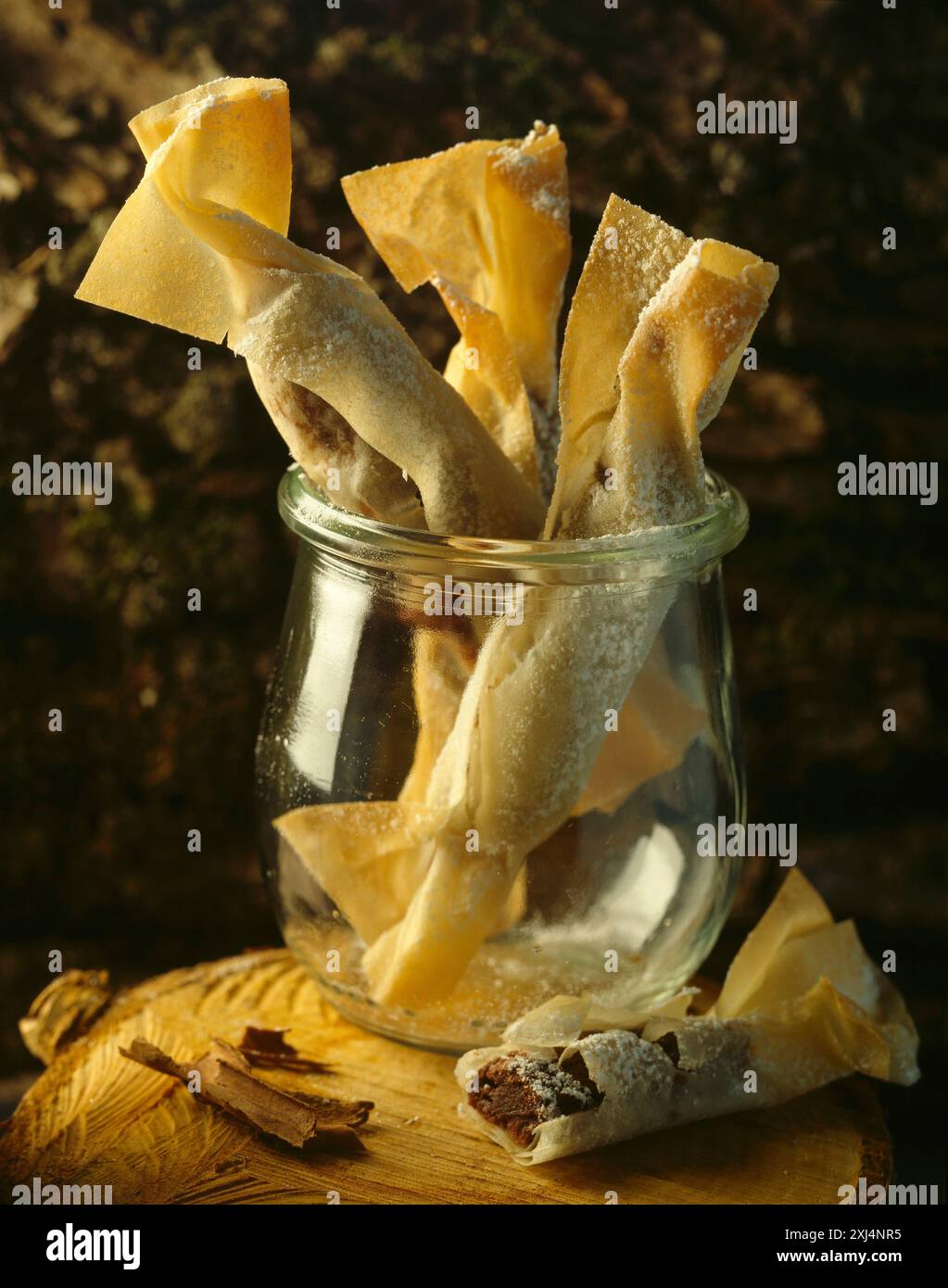 Crisp pastry chocolate candies Stock Photo - Alamy