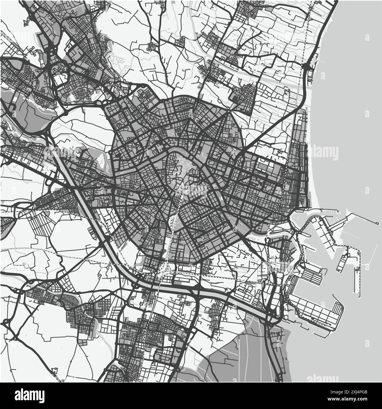 Valencia spain map Black and White Stock Photos & Images - Alamy