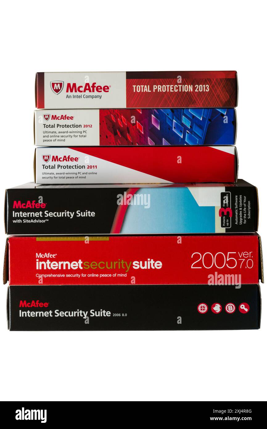 Mcafee internet security suite hi-res stock photography and images - Alamy