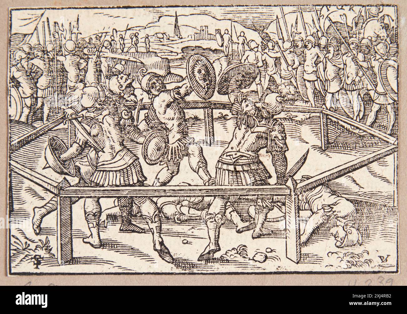 Battle of the horatii and the curiatii hi-res stock photography and ...