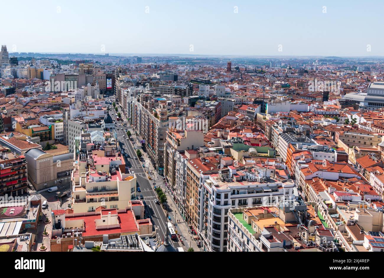 View of the downtown of madrid hi-res stock photography and images - Alamy