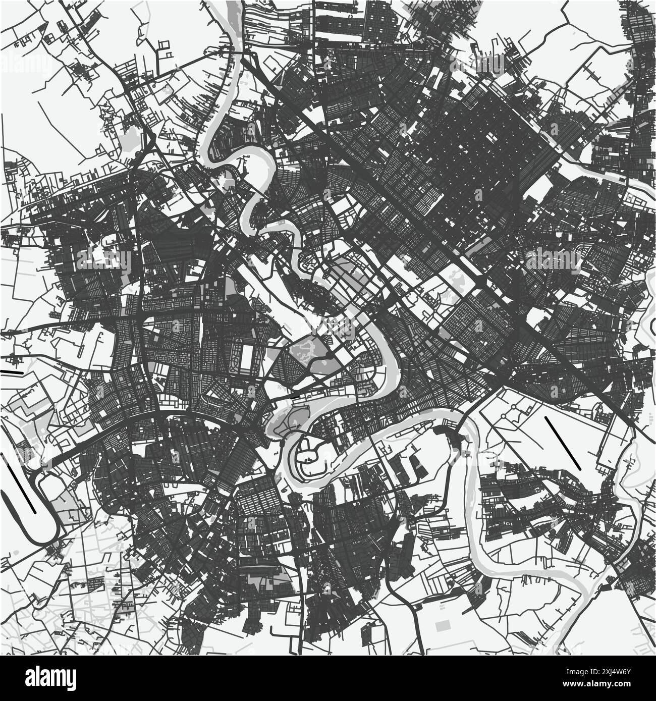Map of baghdad hi-res stock photography and images - Alamy