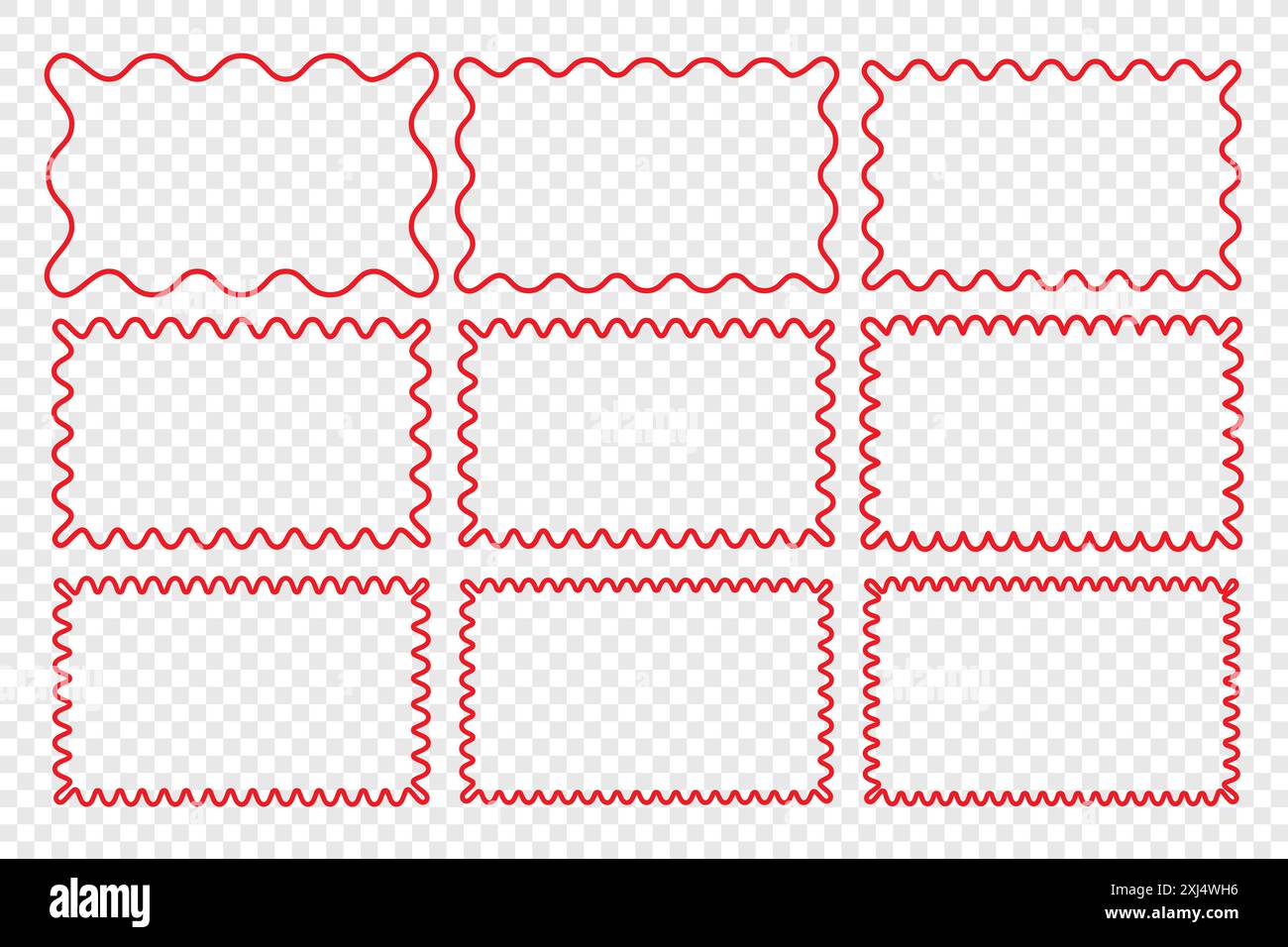 Scallop edge vector hi-res stock photography and images - Alamy