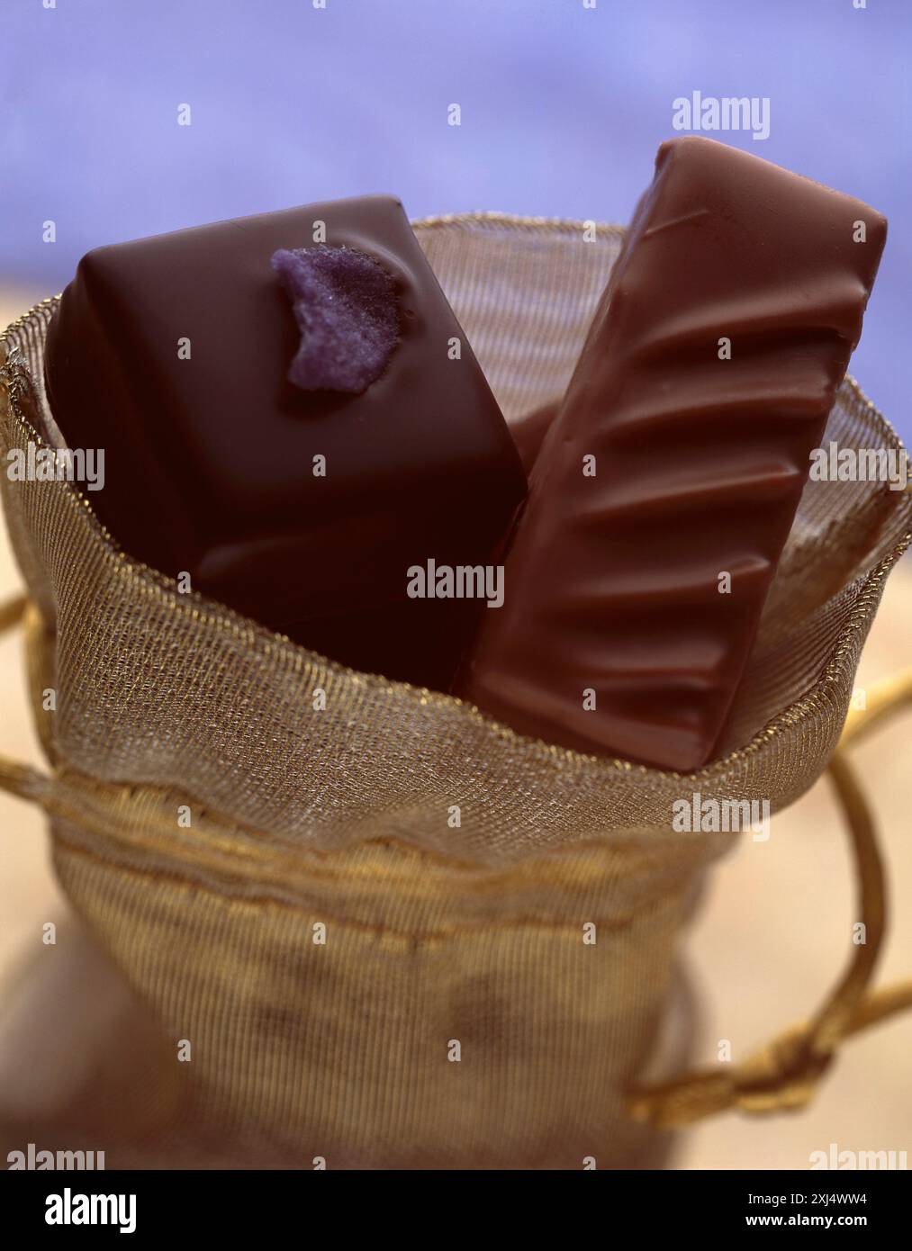 Bag of chocolates Stock Photo - Alamy
