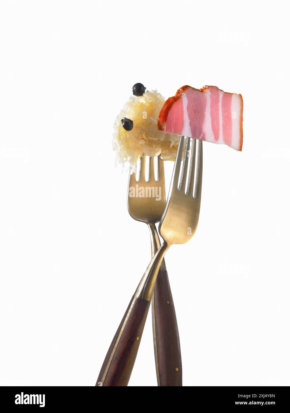Two forks crossed hi-res stock photography and images - Alamy