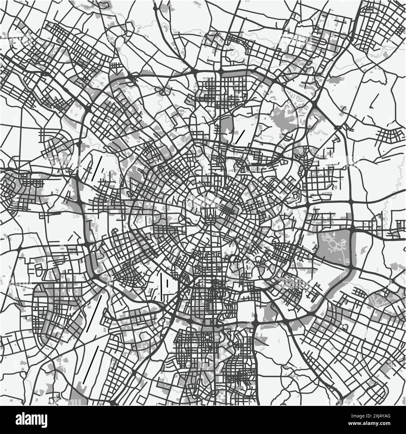 Map of chengdu Black and White Stock Photos & Images - Alamy
