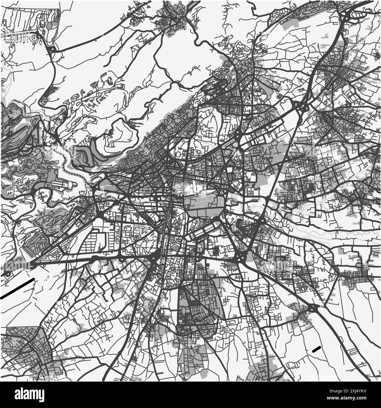 Damascus map hi-res stock photography and images - Alamy