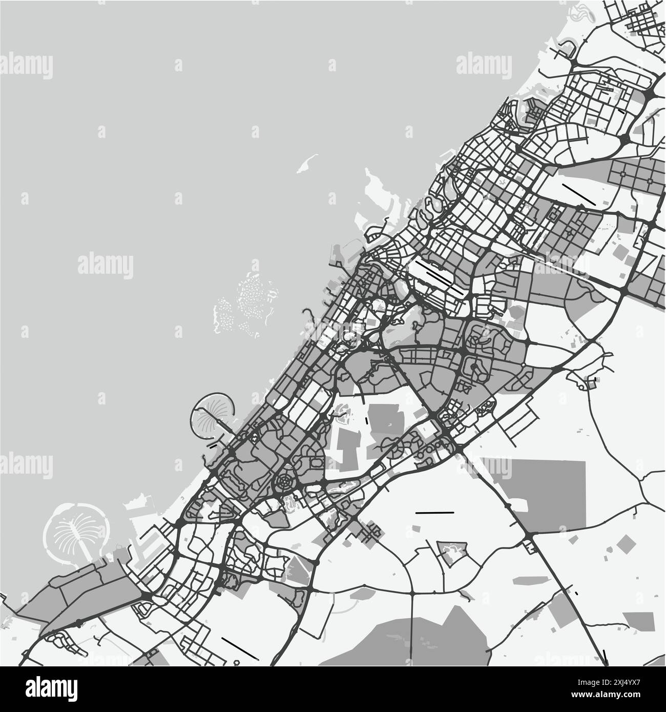 Grayscale map united arab hi-res stock photography and images - Alamy