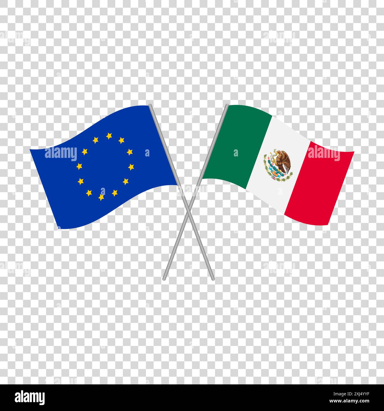 European Union and Mexico flag vector Stock Vector Image & Art - Alamy