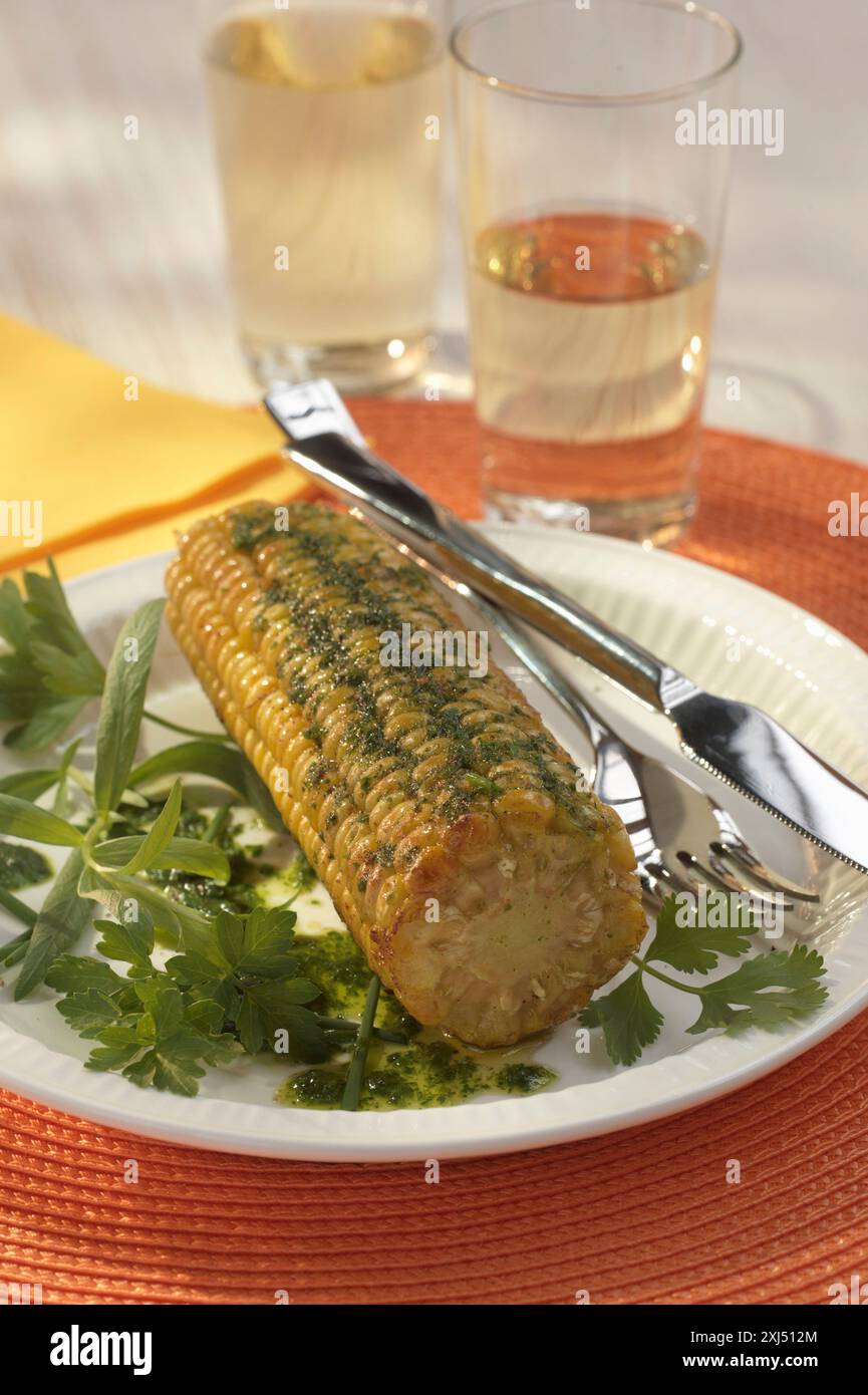 Herb butter corn hi-res stock photography and images - Alamy