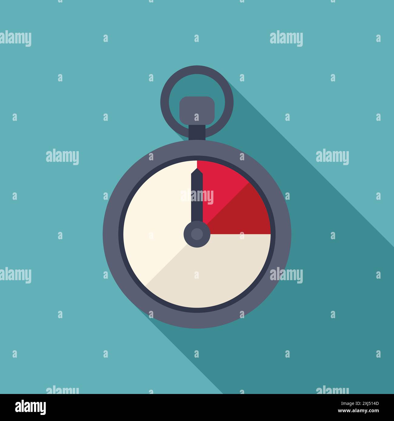 Stopwatch with its hand moving, measuring time passing by Stock Vector ...