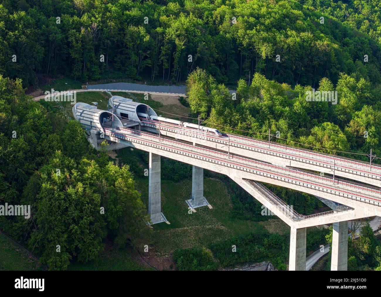 Filstal bridge on the Wendlingen (Stuttgart) -Ulm high-speed railway ...