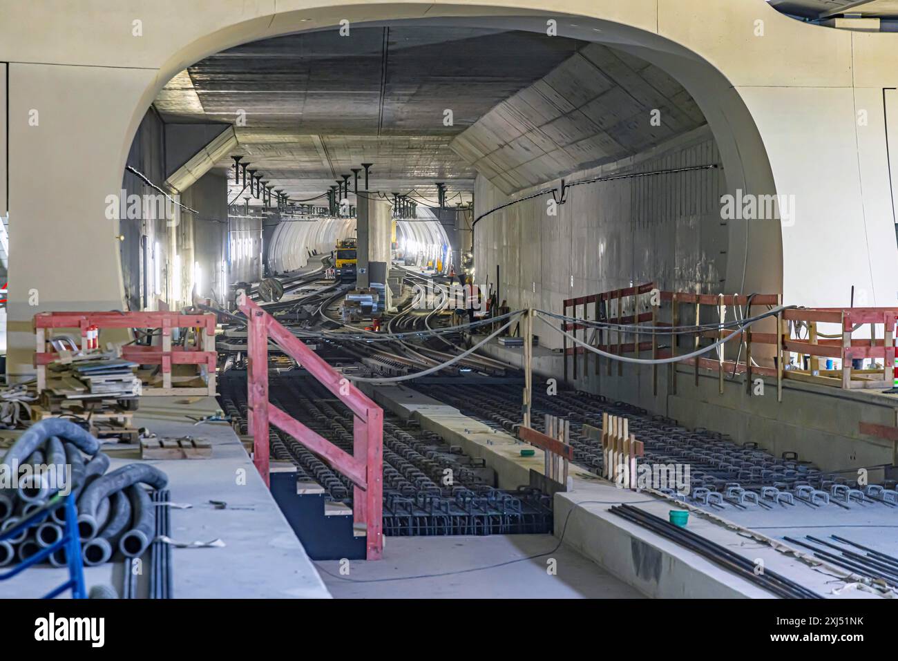 Tunnel in the direction of Ulm. Impressions of the new Stuttgart 21 ...