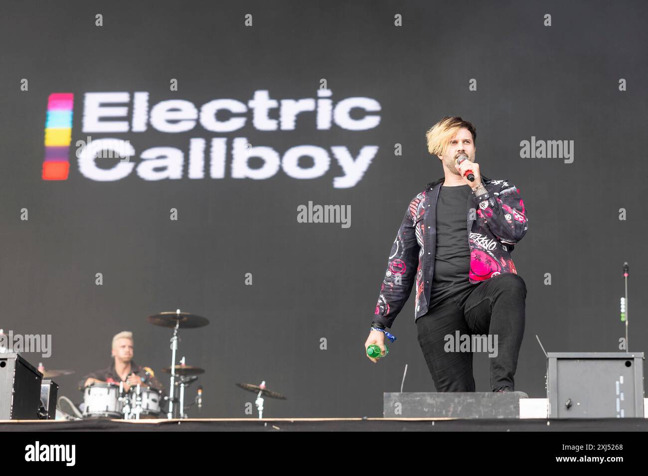 Adenau, Germany, 8 June 2024: Electric Callboy (Nico Sallach, vocals ...