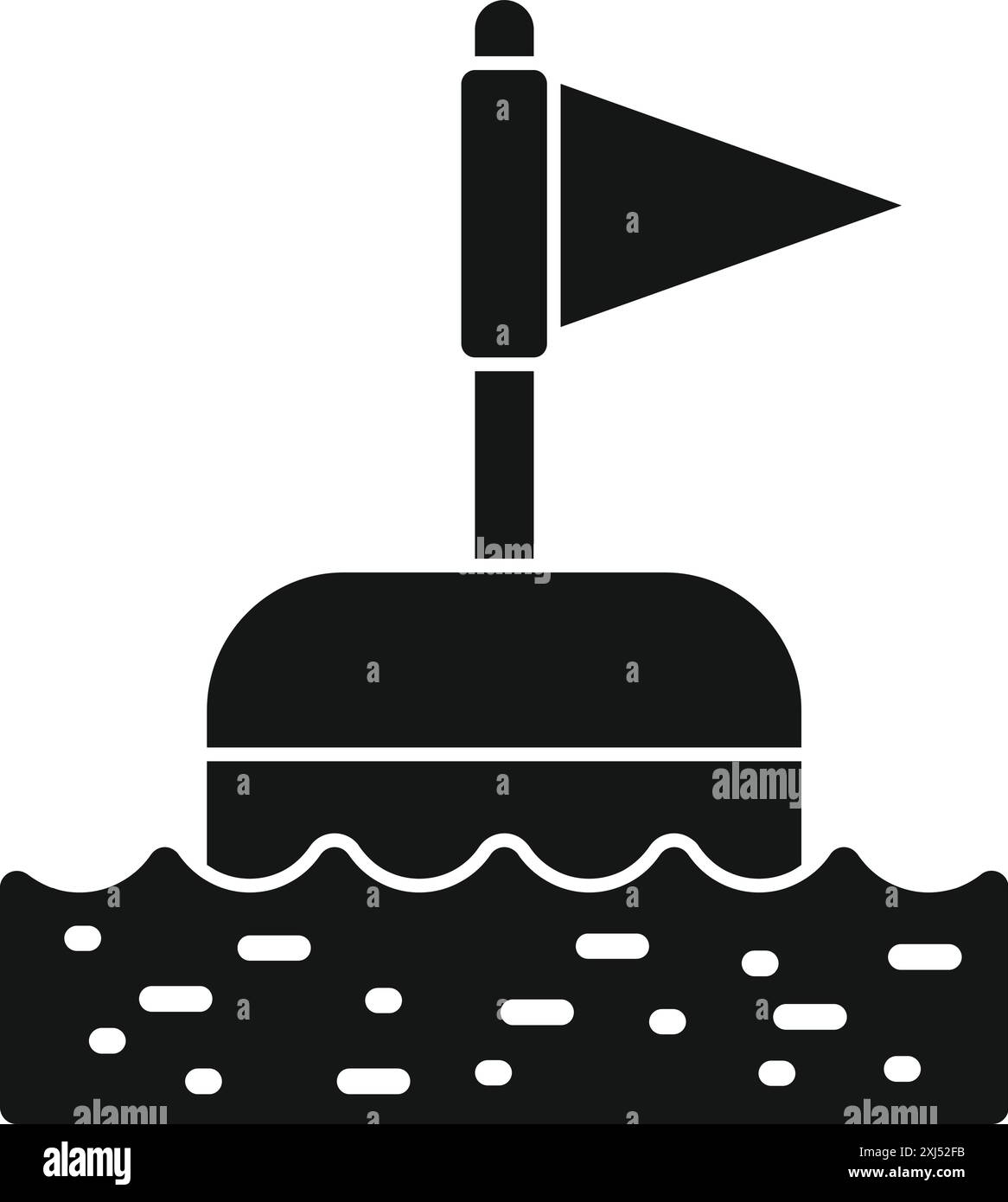 Black white beach safety flag Black and White Stock Photos & Images - Alamy