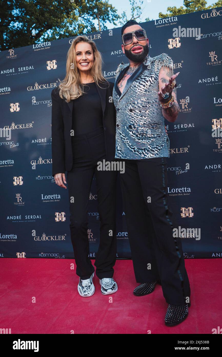 Jenice aka Franziska Czurratis and Harald Gloeoeckler at the first ...