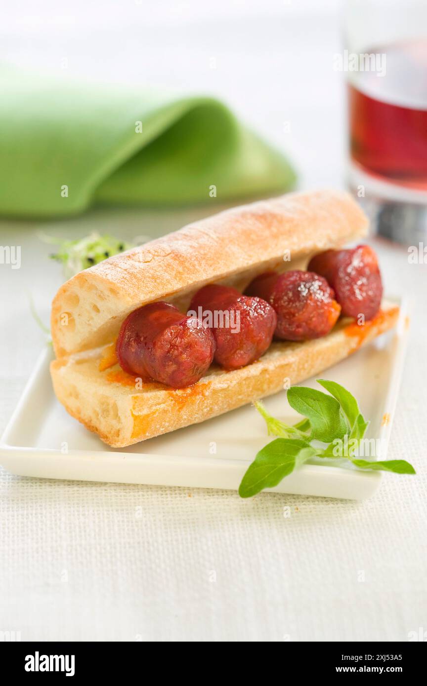 Mini chorizo hi-res stock photography and images - Alamy