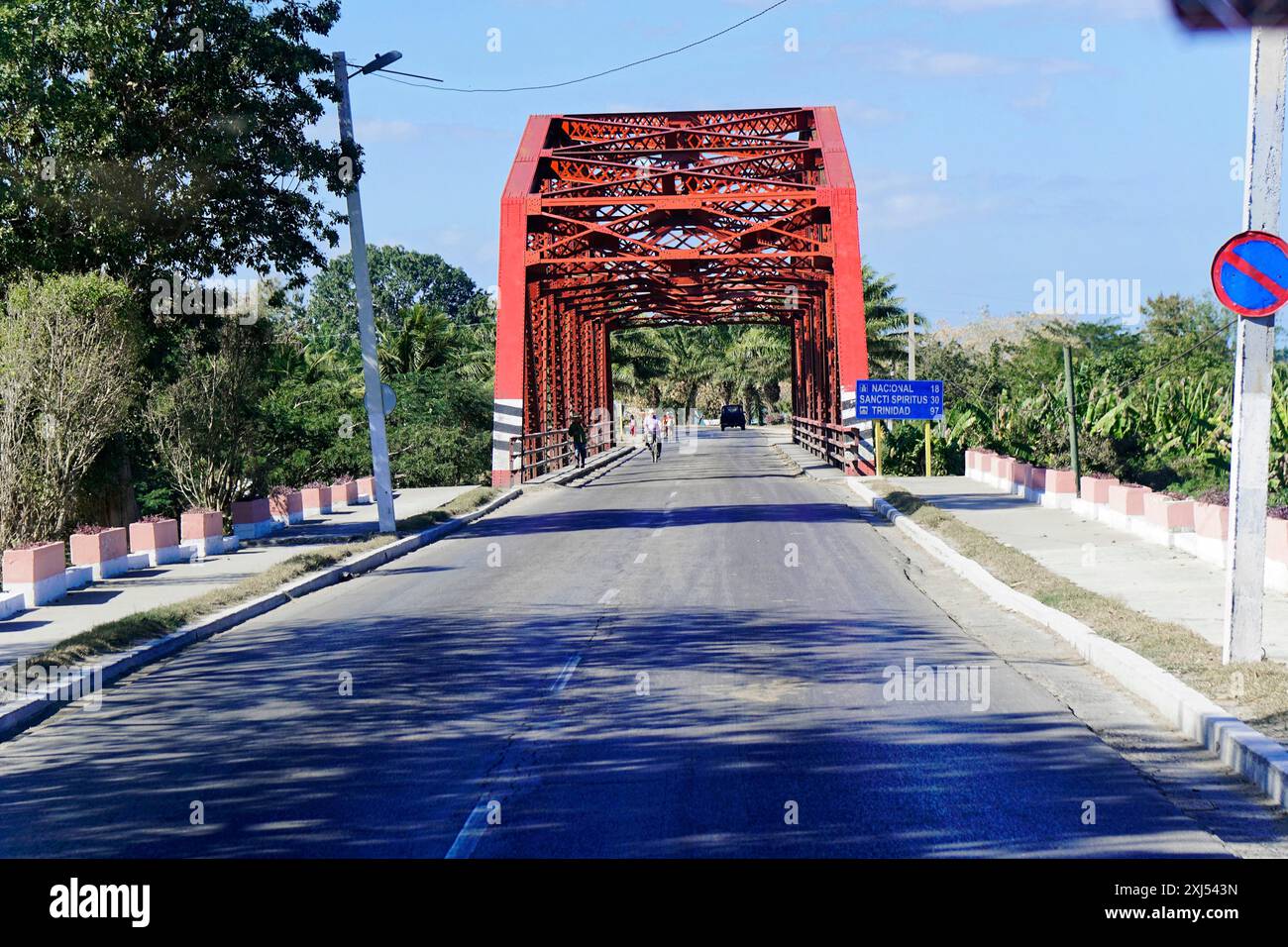 Cuba, Greater Antilles, Caribbean, Central America, America, A red ...