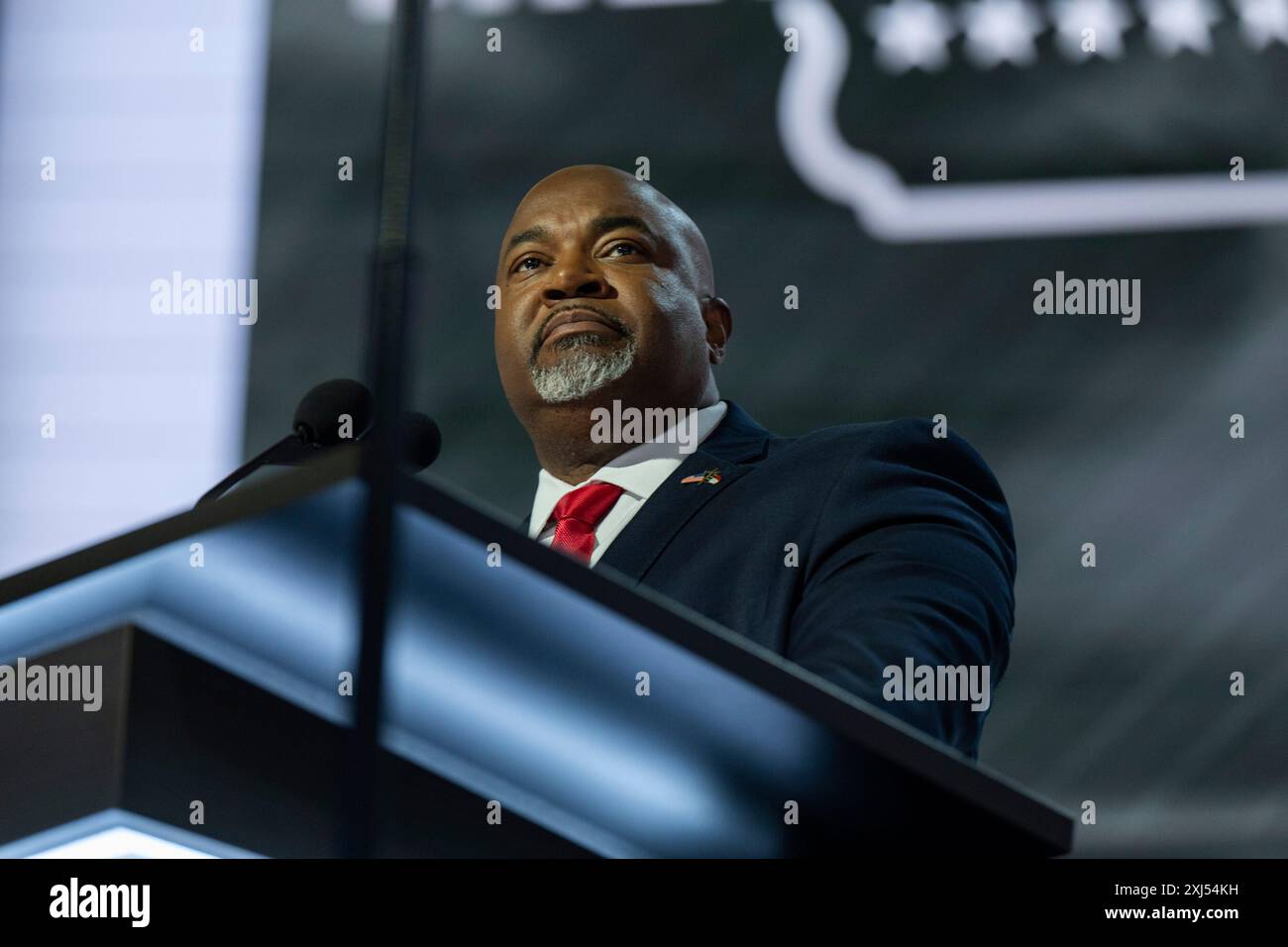 Lieutenant Governor Mark Robinson (Republican of North Carolina) speaks ...