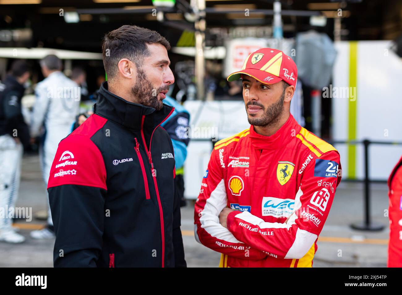 FUOCO Antonio (ita), Ferrari AF Corse, Ferrari 499P, portrait, LOPEZ ...
