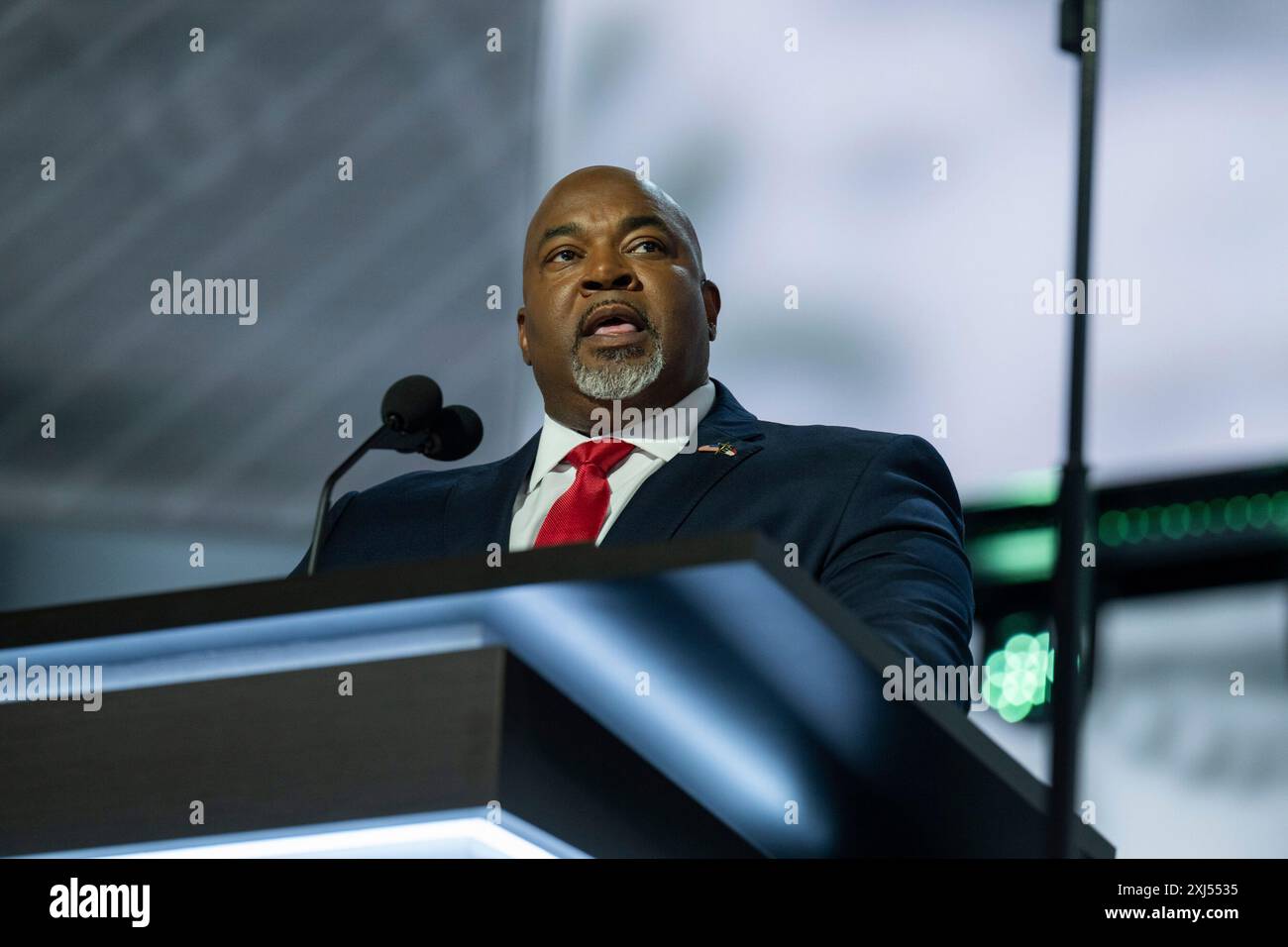 Lieutenant Governor Mark Robinson (Republican of North Carolina) speaks ...