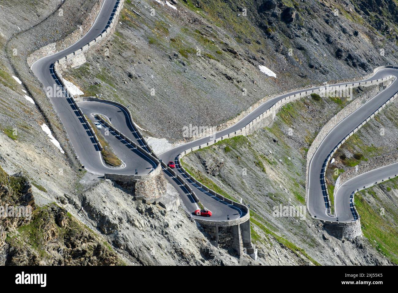 View from an elevated position from a bird's eye view like an aerial ...