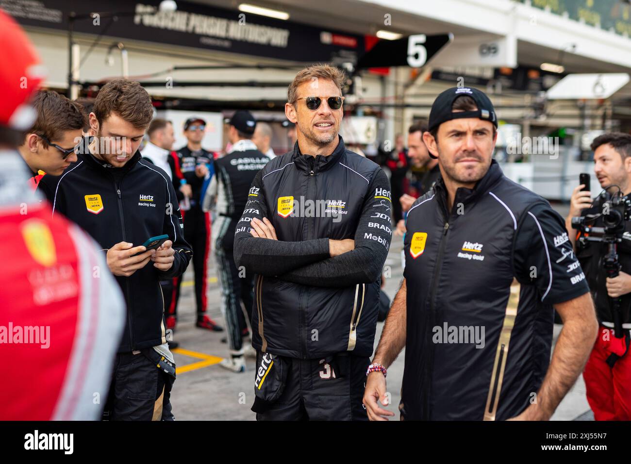 BUTTON Jenson (gbr), Hertz Team Jota, Porsche 963, portrait during the ...