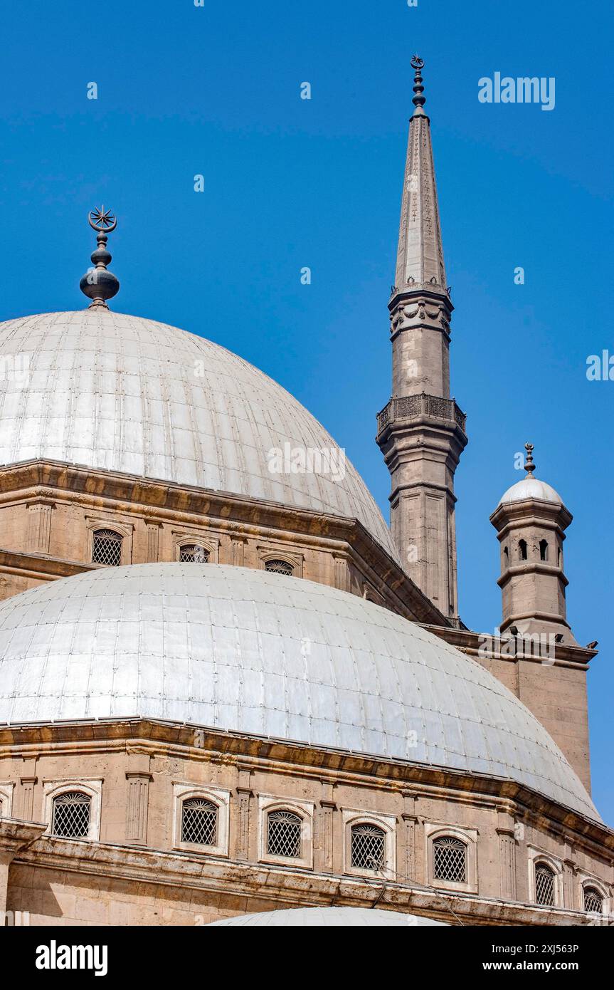 Domes and minaret of Muhammad Ali Mosque Muhammad Ali Mosque from ...