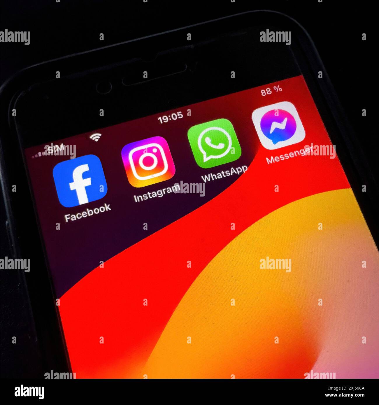 Apps programmes icons for software from Meta group from founder CEO ...