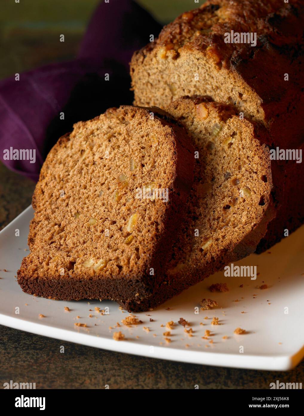 Gingerbread with orange zests Stock Photo - Alamy