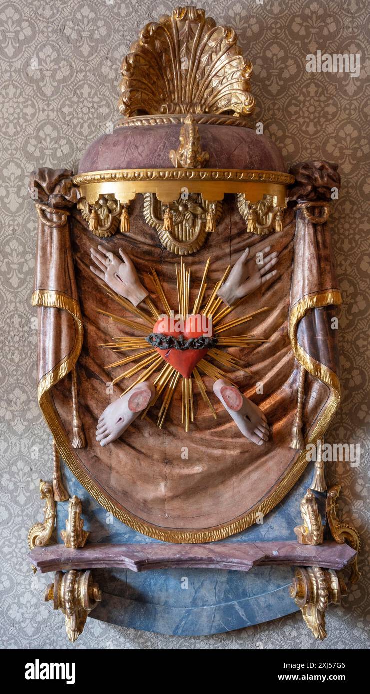 Object with the depiction, The Most Holy Five Wounds of Jesus, around ...