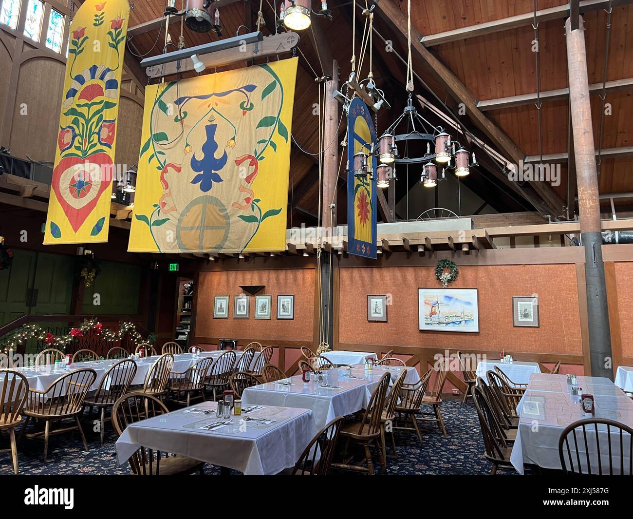 USA. 04th Jan, 2024. Interior view of Pea Soup Andersen's restaurant ...