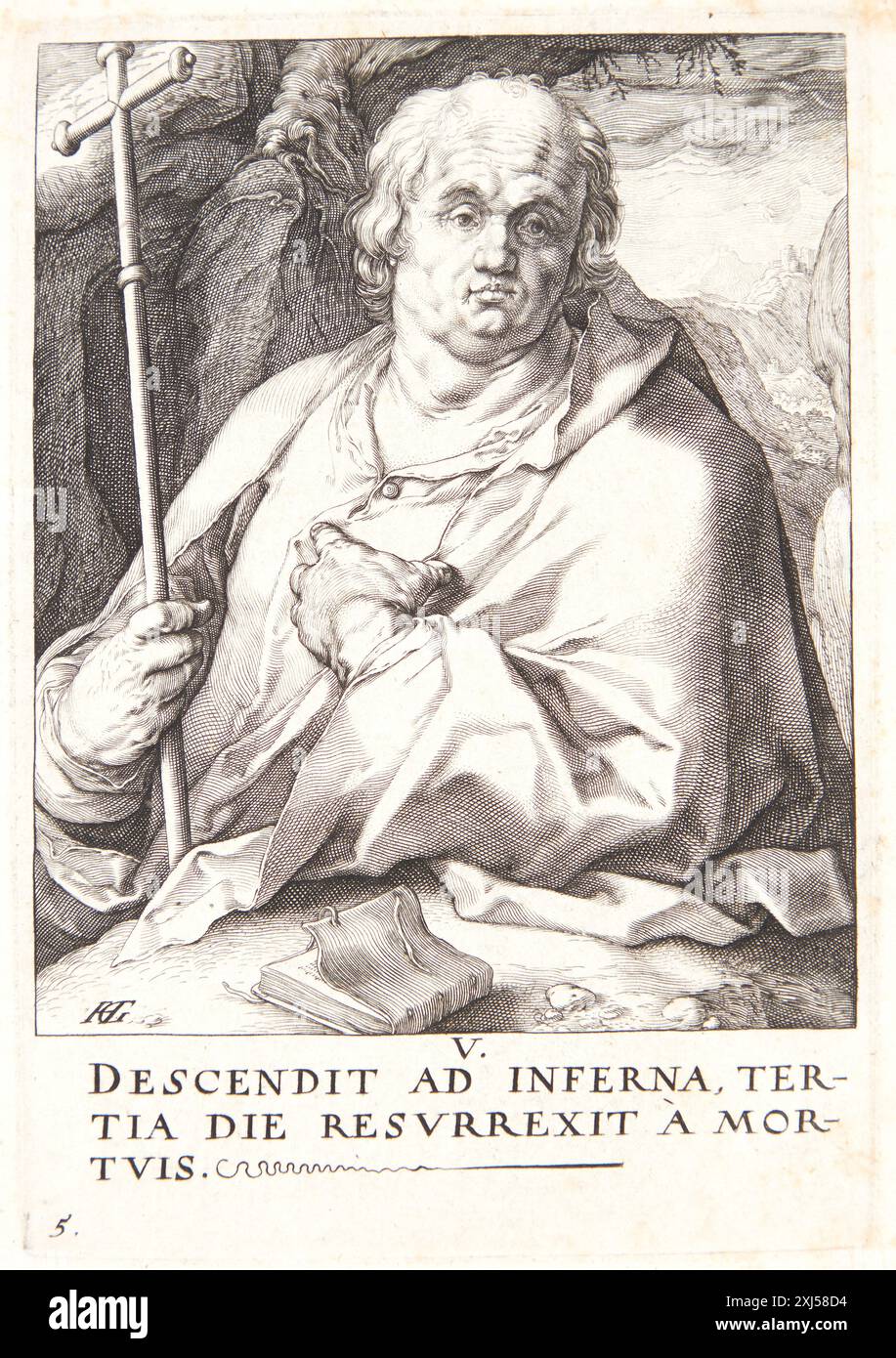 The apostle Philip Goltzius, Hendrick 1558 - 1617 Copper engraving ...