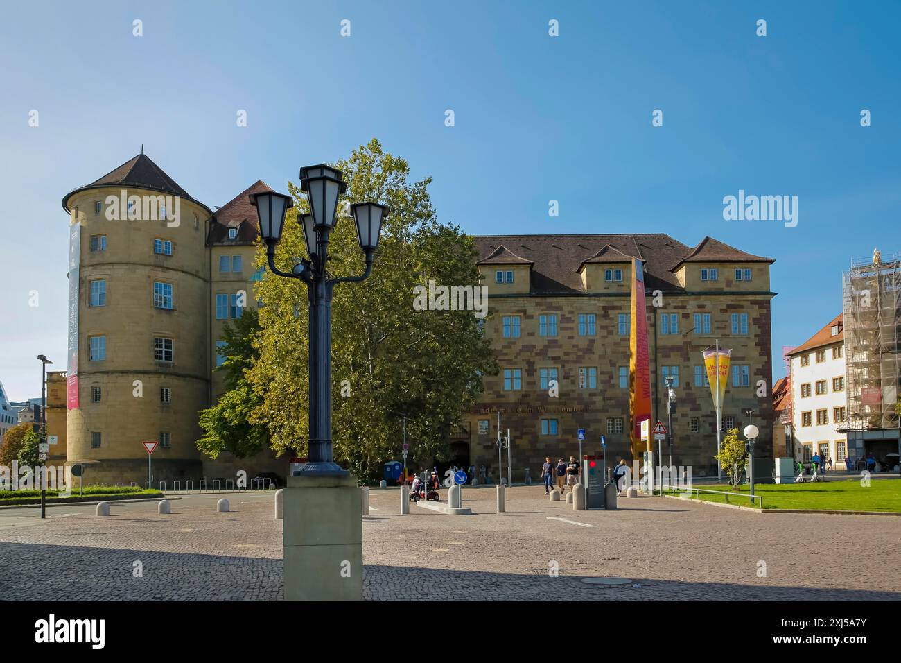 Old Palace Stuttgart, former moated palace, princely residence, 14th ...
