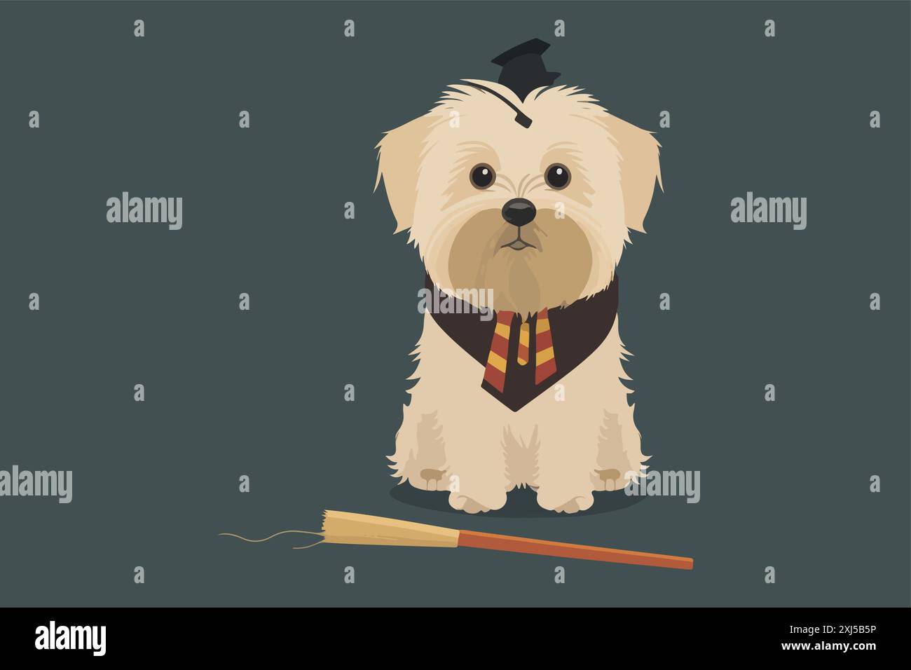 Wizard doggo Stock Vector Images - Alamy