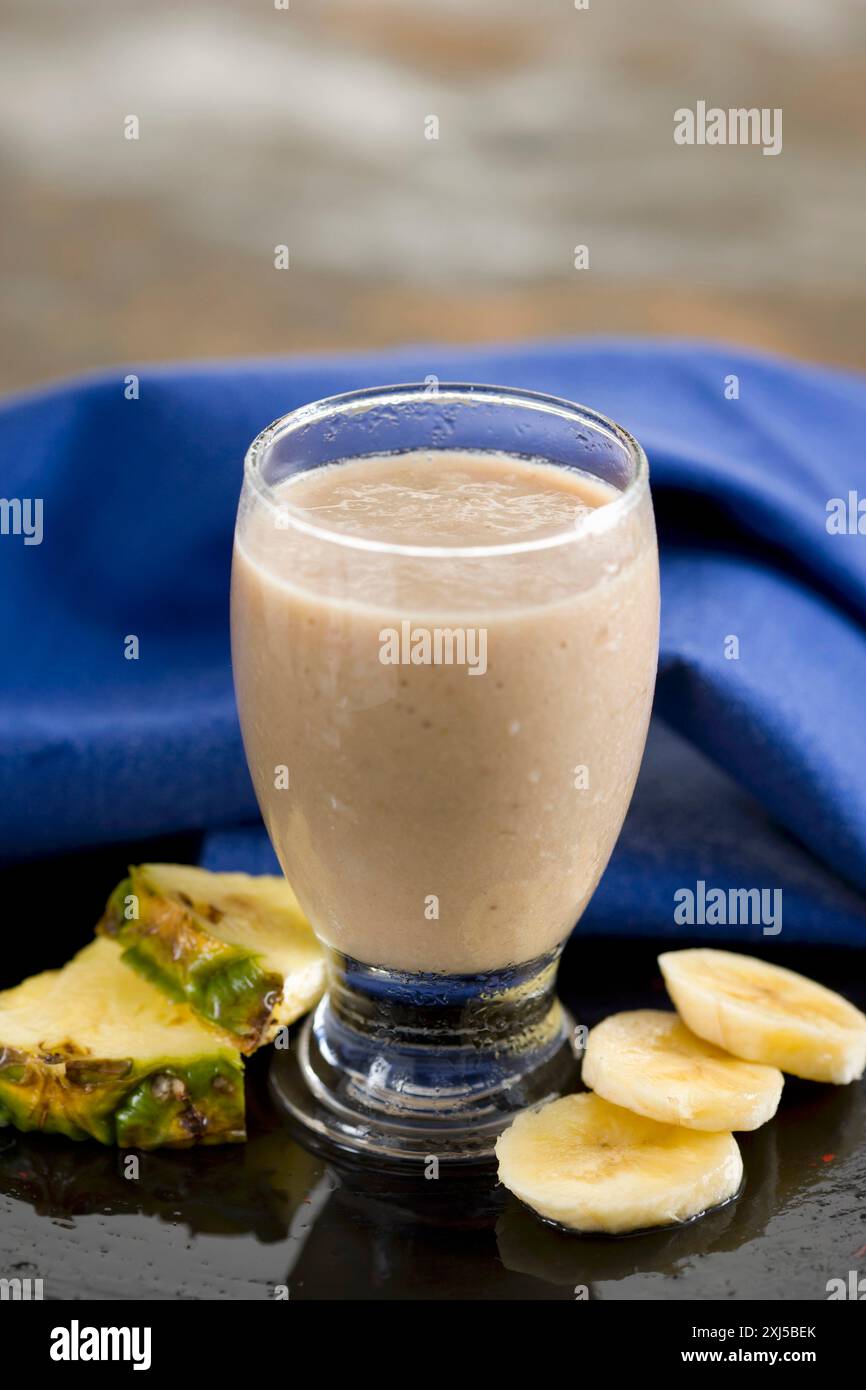 Banana milkshake hi-res stock photography and images - Alamy