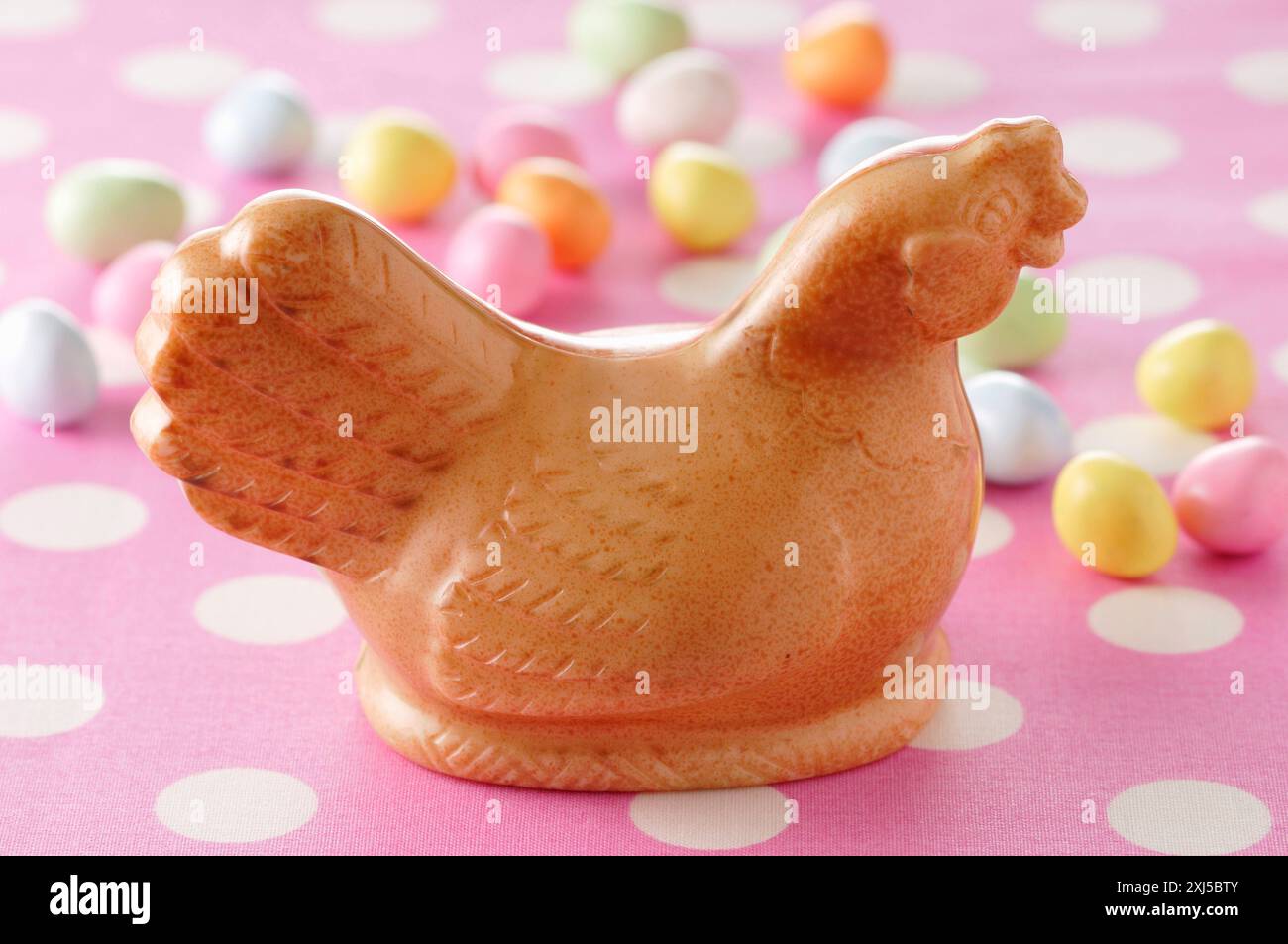 White chocolate chicken Stock Photo - Alamy