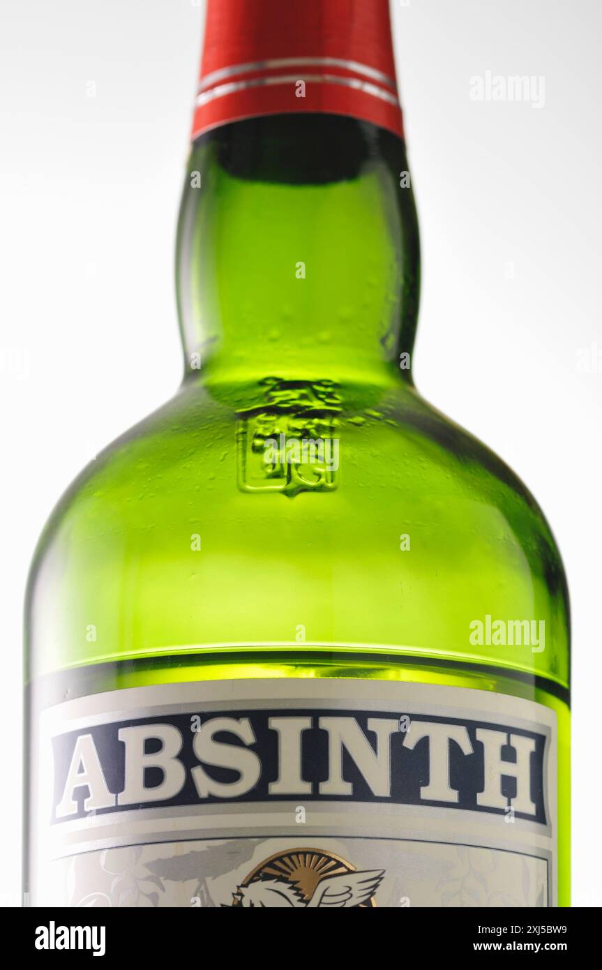 Bottle of Absinthe Stock Photo - Alamy