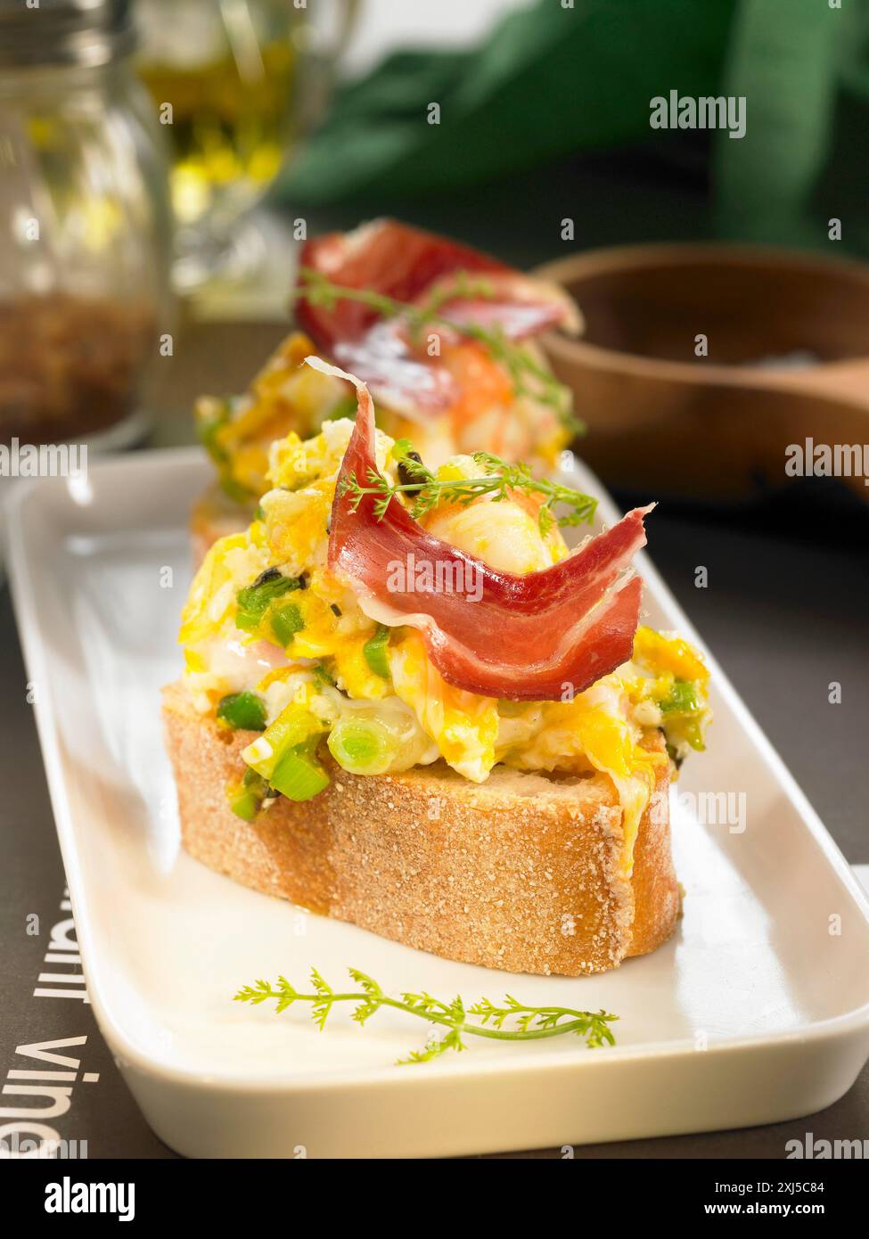 Spanish ham sandwich hi-res stock photography and images - Alamy